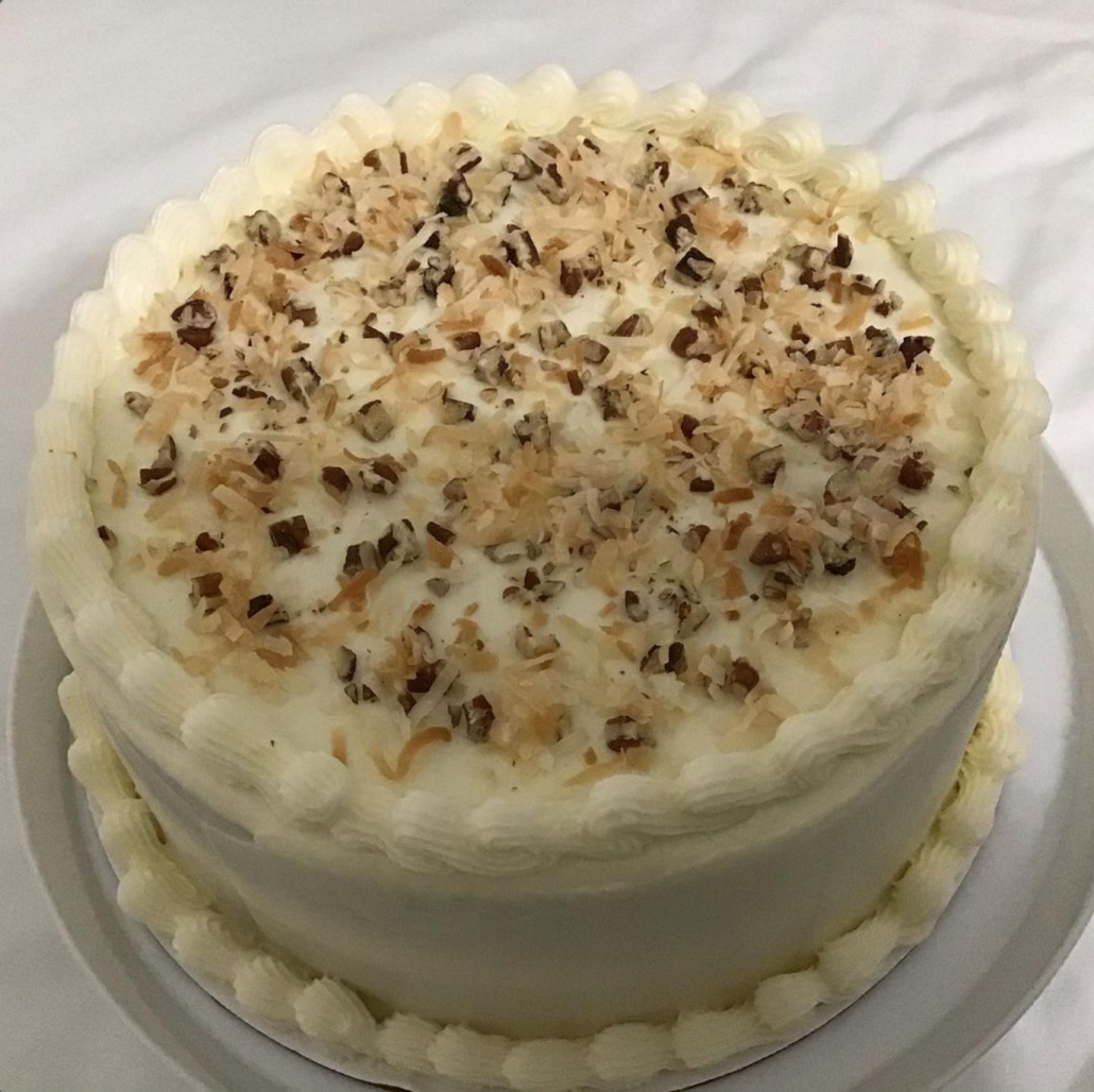 Italian Cream Layer Cake | Delightful Desserts Bakery | Dallas Tx